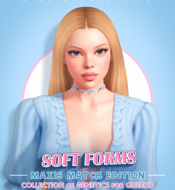 SOFT FORMS MAXIS MATCH COLLECTION - sims3melancholic | Boosty